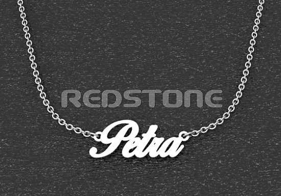 Řetízek se jménem Petra - 2 mm
